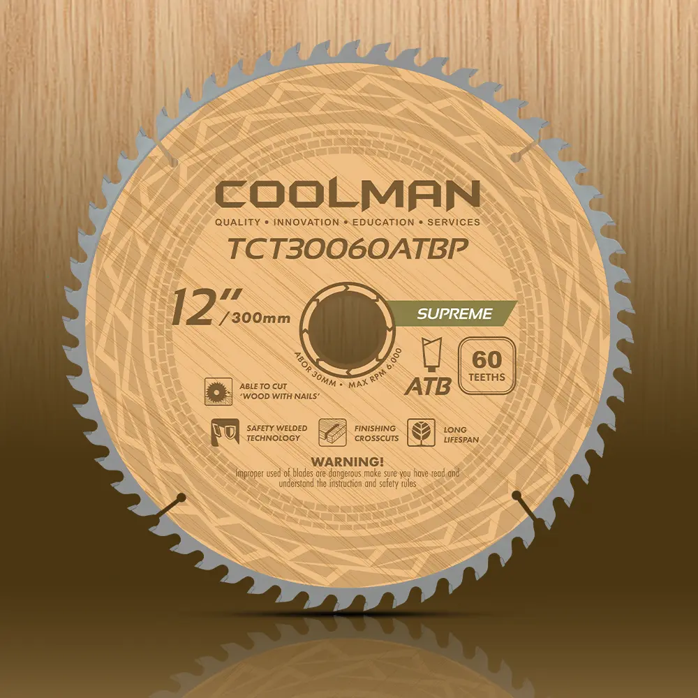 12″ 60 Teeth Wood – Coolman Construction Equipment